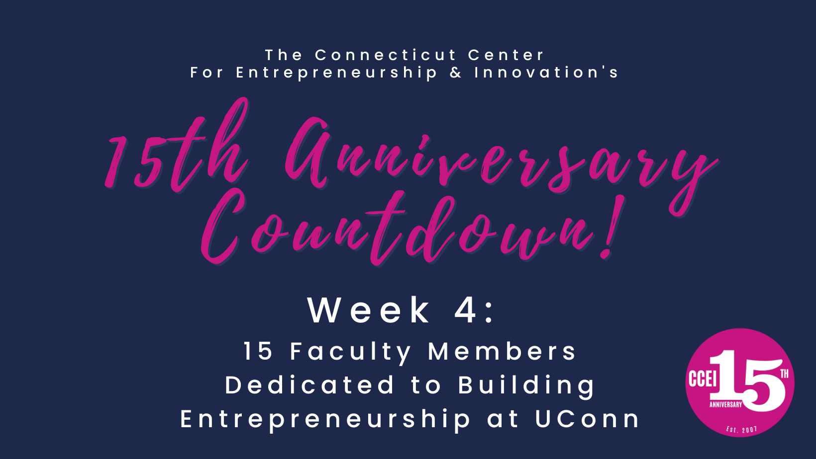 15th Anniversary Countdown: 15 Entrepreneurial Faculty Members ...