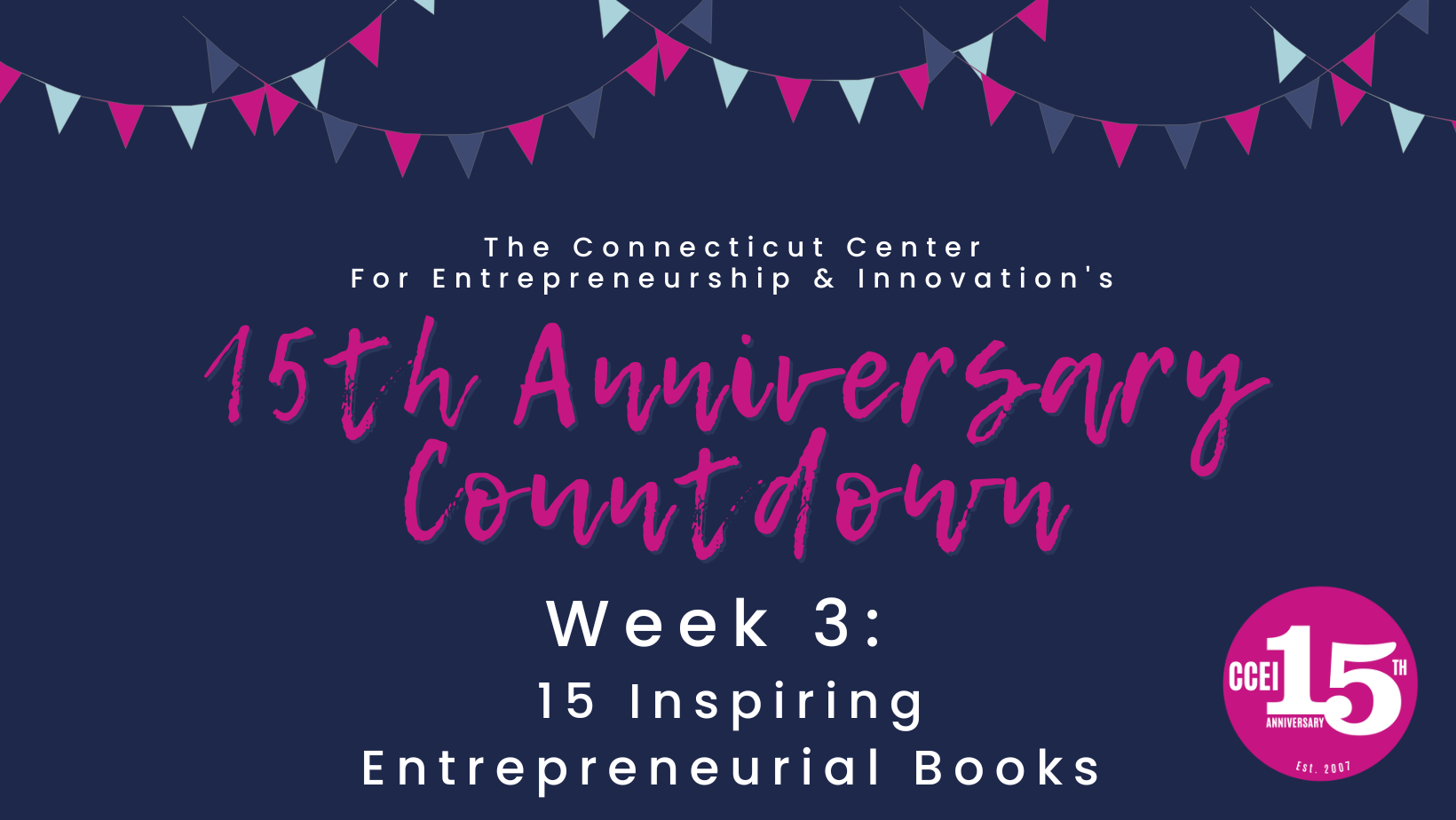 15th Anniversary Countdown: 15 Inspiring Entrepreneurial Books ...
